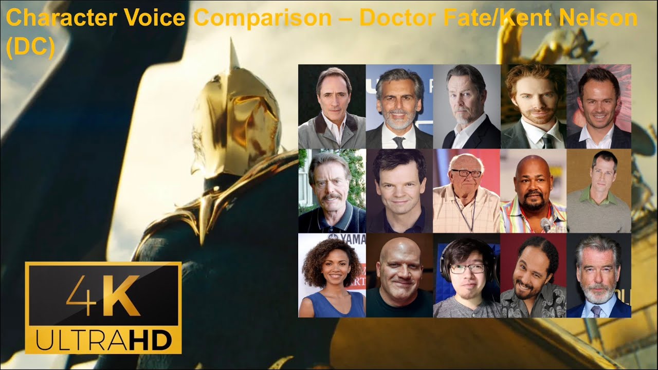 Character Voice Comparison Doctor Fate Kent Nelson Dc Youtube