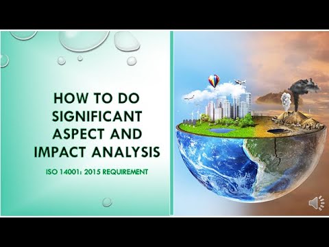 Aspect And Impact Of Iso 14001 Significant Aspect And Impact Analysis