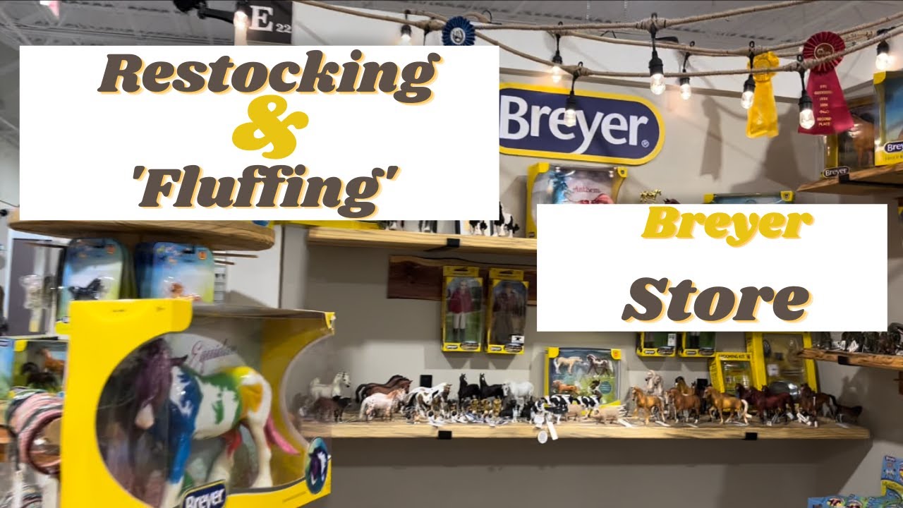 Restocking And Fluffing Breyer Store Painted Tree Location Youtube