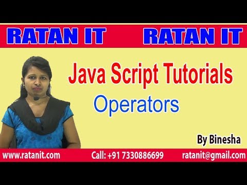 Javascript Tutorial Operators In Javascript By Binesha Youtube