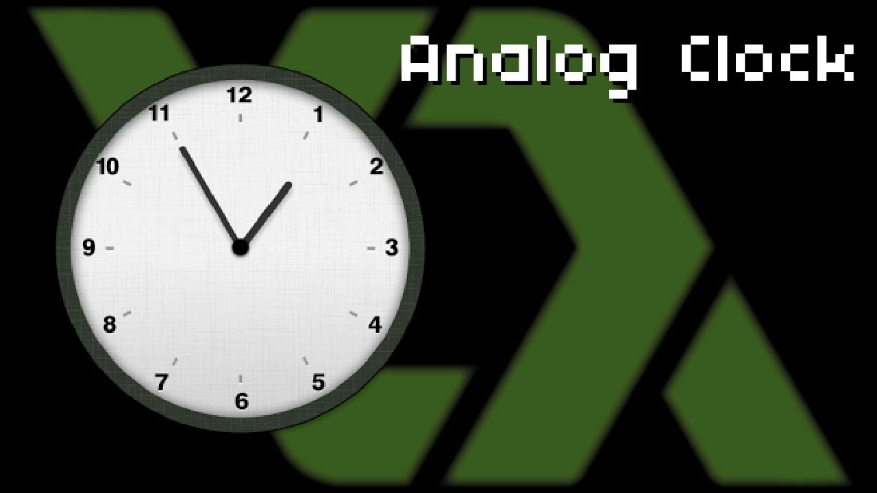 Analog Clock Gamemaker Studio Tutorial Youtube