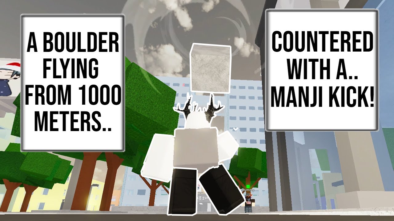 Longest Manji Kick In Jujutsu Shenanigans Roblox Youtube