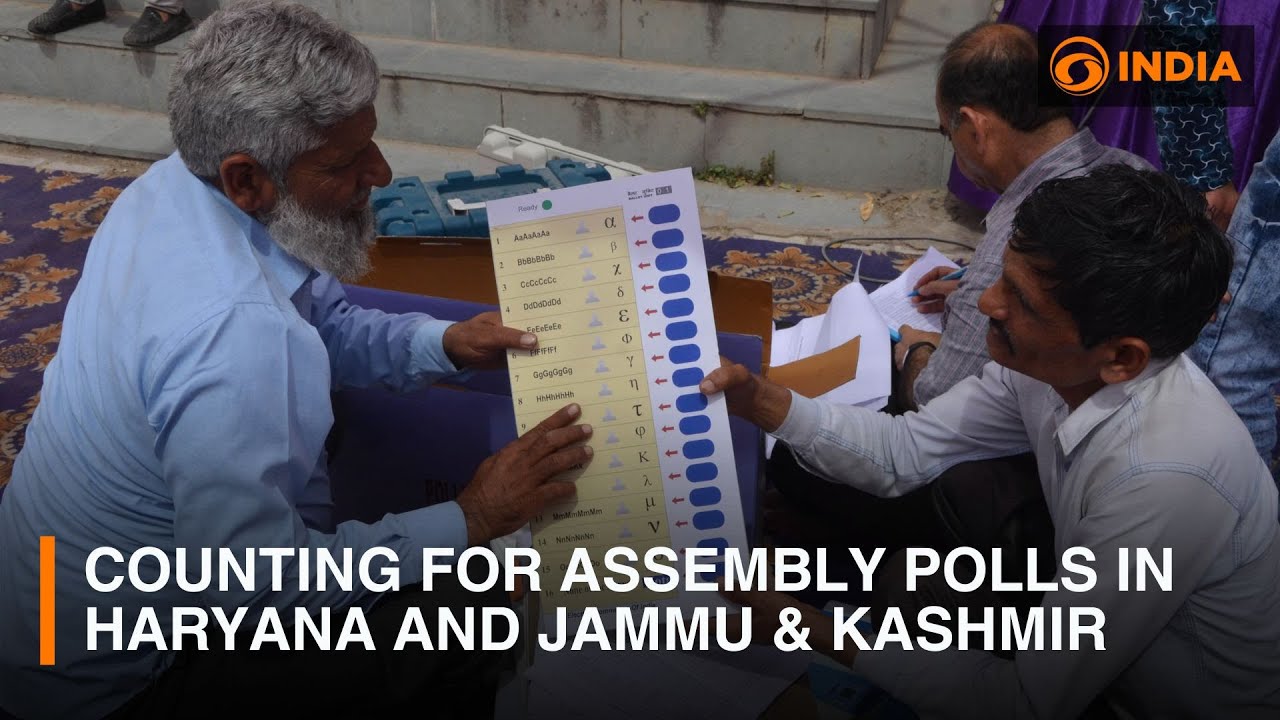 Counting For Assembly Polls In Haryana And Jammu Kashmir On Tuesday