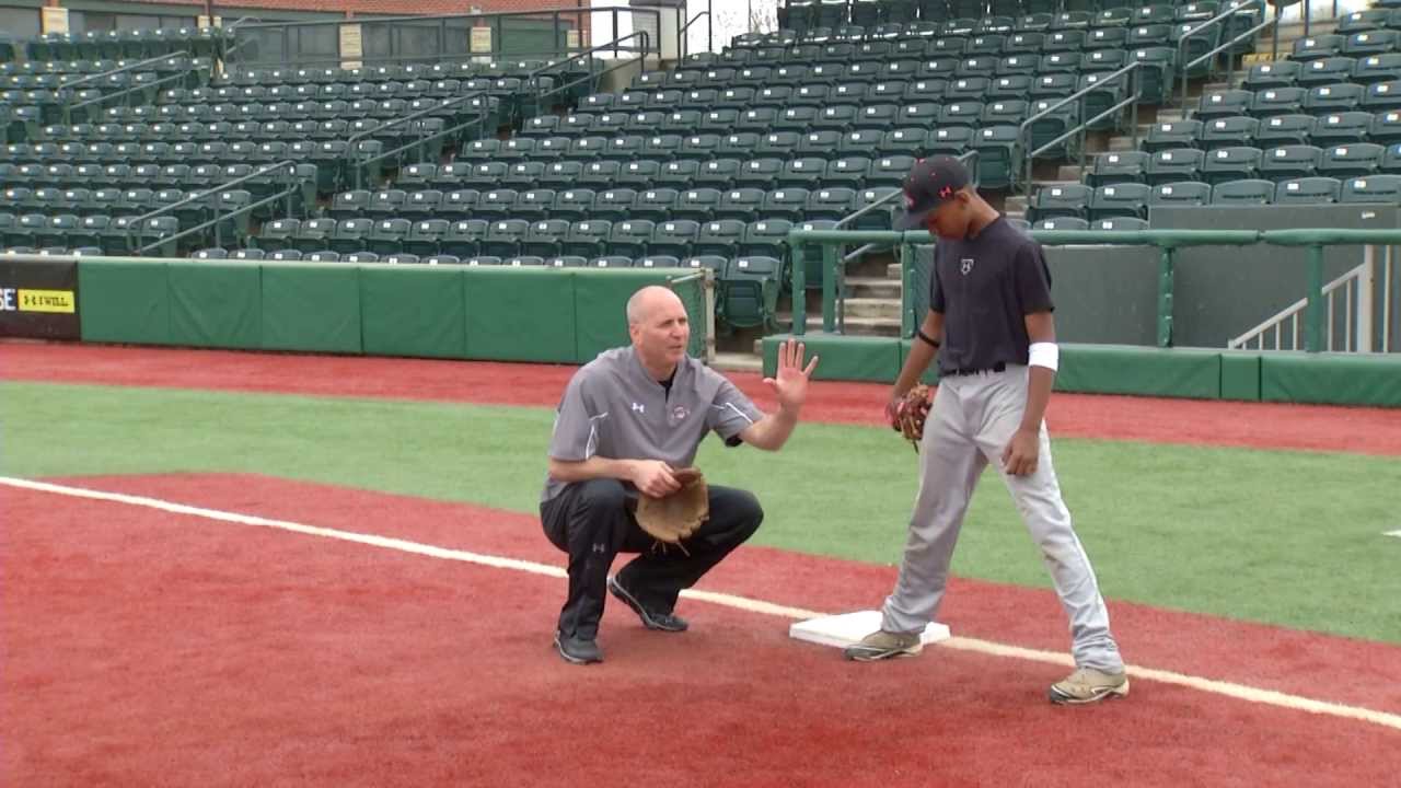 Ripken Baseball Fielding Tip Holding The Runner At 1st Base Youtube