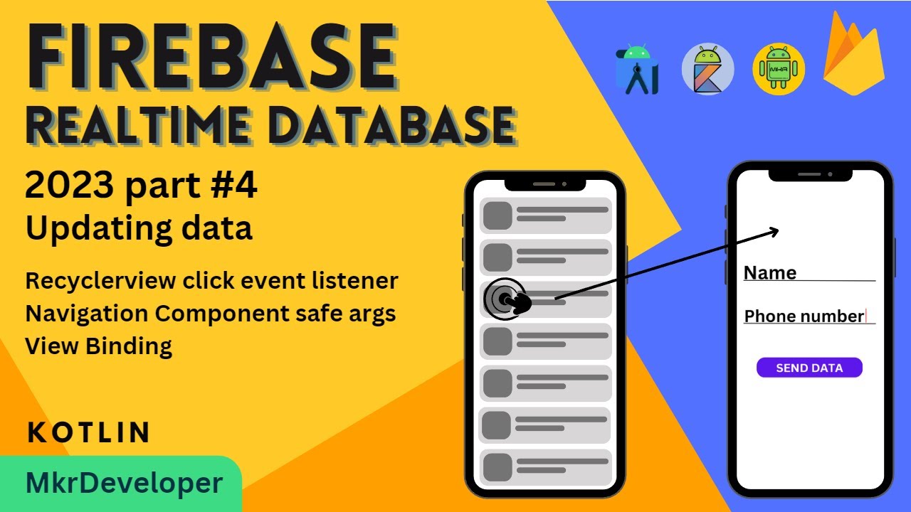 How To Update Data In The Firebase Realtime Database Android Studio