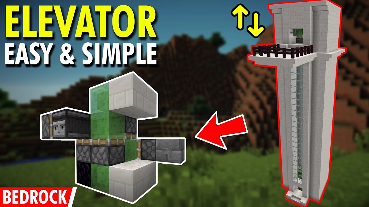 How To Build An Easy Working Elevator In Minecraft At Zoe Lyons Blog