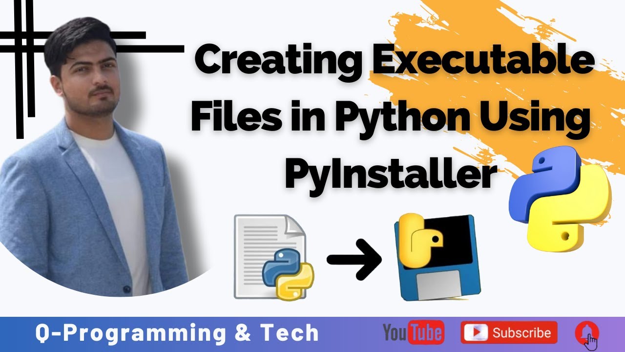 How To Create Executable File In Python Using Pyinstaller Youtube