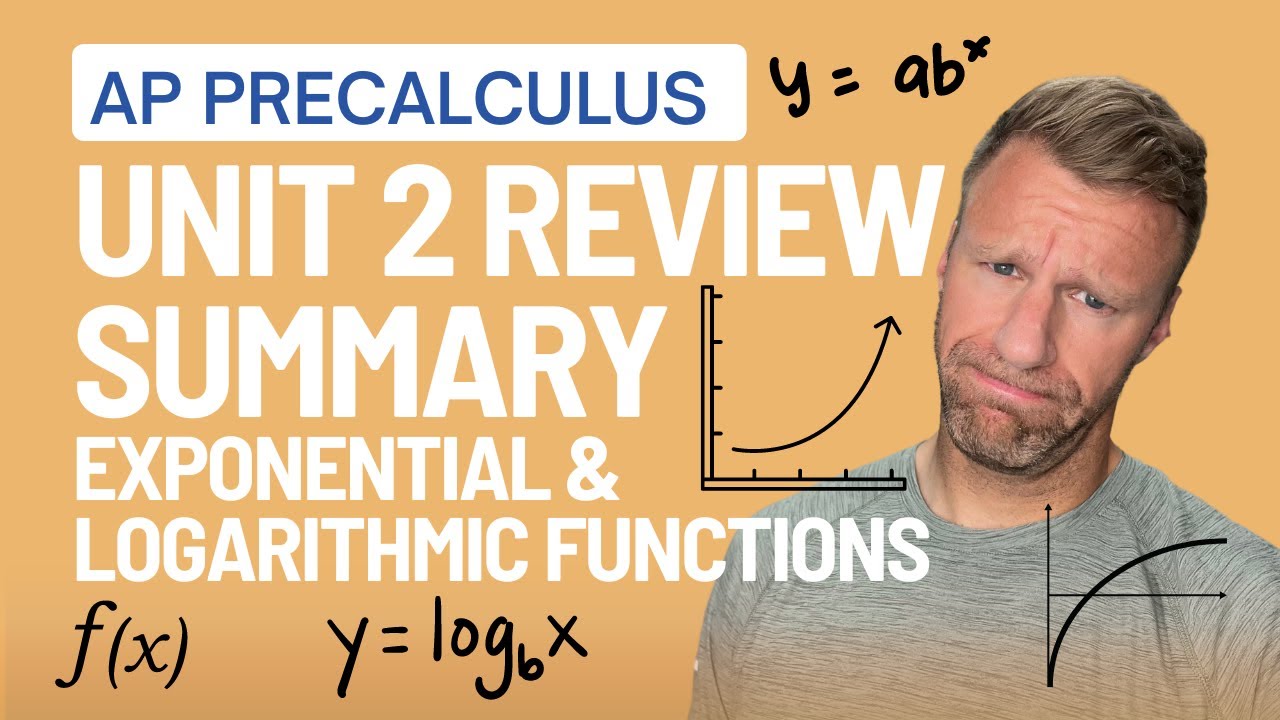 Ap Precalculus Unit 2 Summary Review Exponential And Logarithmic