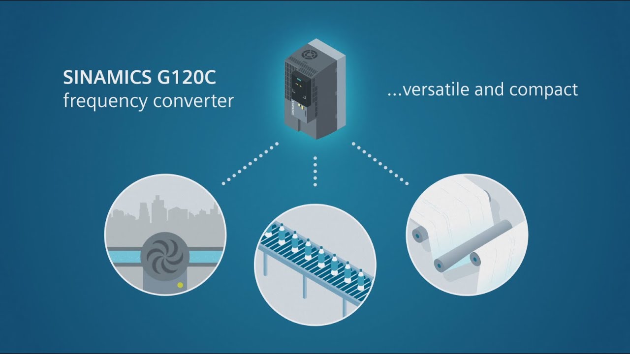 Frequency Converter Sinamics G120c For Diverse Applications Youtube