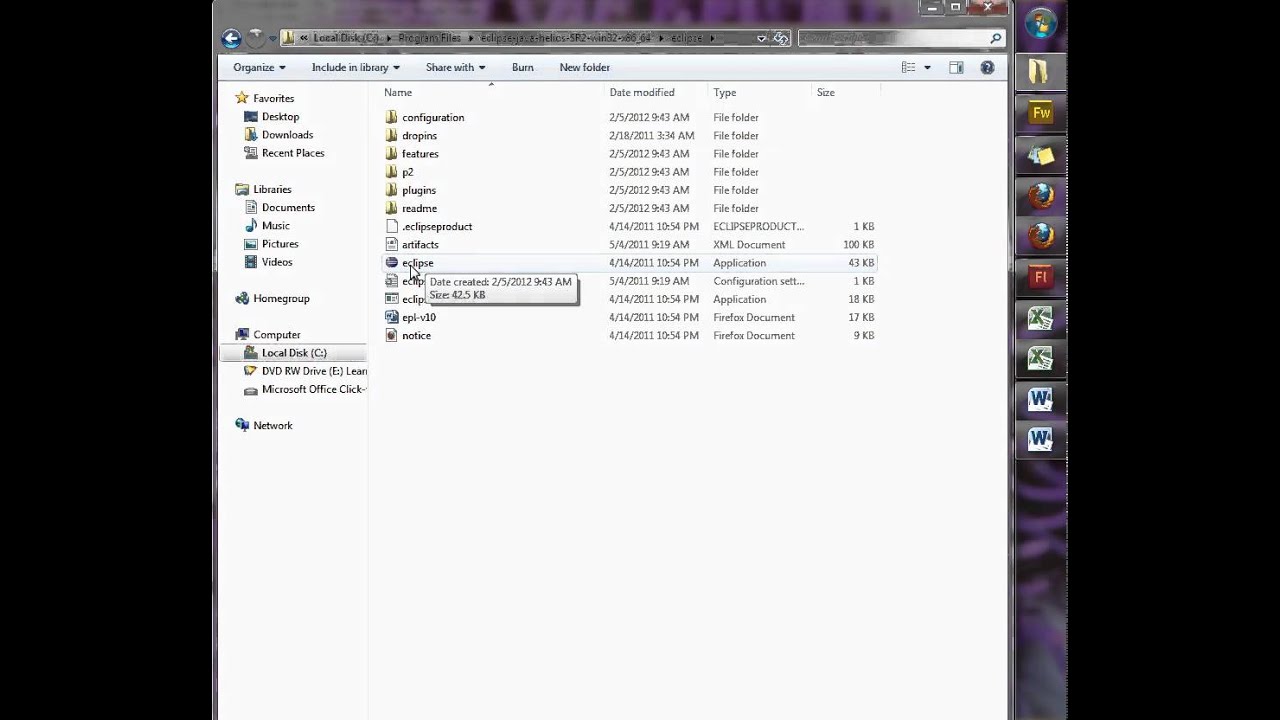 Downloading Eclipse Youtube