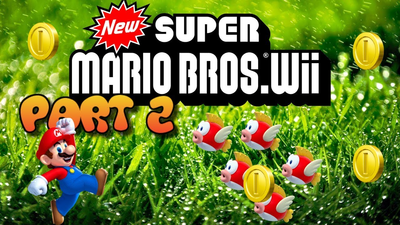 New Super Mario Bros Wii Walkthrough Part 2 Youtube