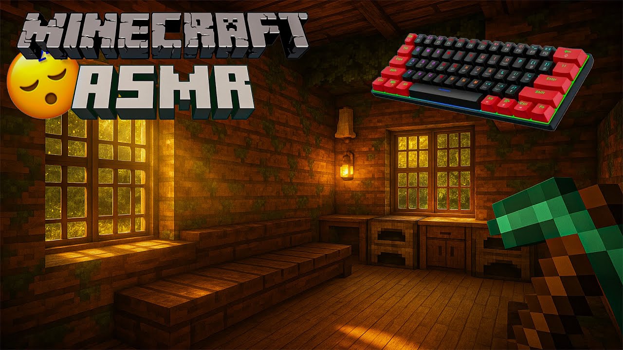 Minecraft Asmr Keyboard Mouse Sounds No Talking 亢 Youtube