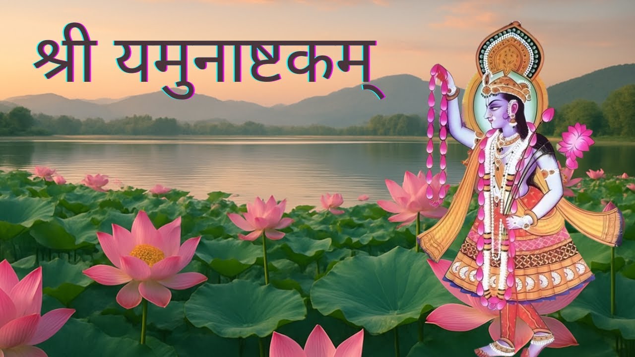 श र यम न ष टकम Shree Yamunashtakam With Lyrics Yamunashtak