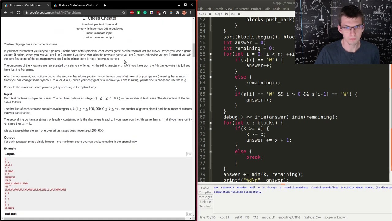 Codeforces Global Round 11 Screencast Youtube