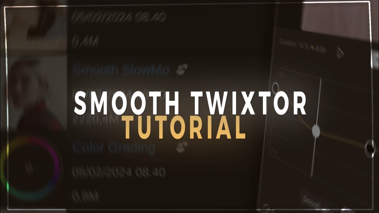 Smooth Twixtor Tutorial Youtube