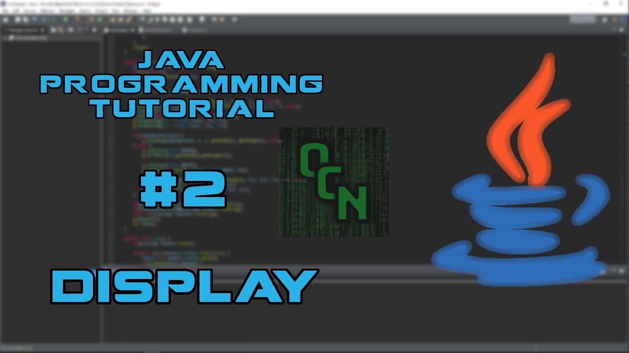 Java Game Programming Tutorial Episode 2 Display Youtube