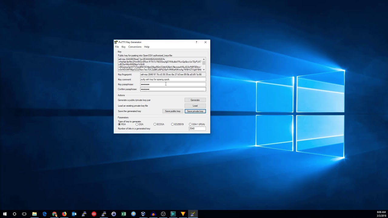 Putty Ssh Keys For Linux Authentication Youtube
