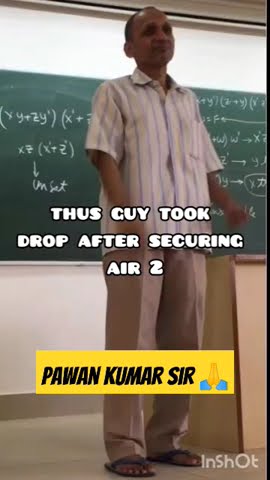 Pawan Kumar Sir Supermacyрџ ї Pawan Sir Iit Kharagpur Iitkharagpur