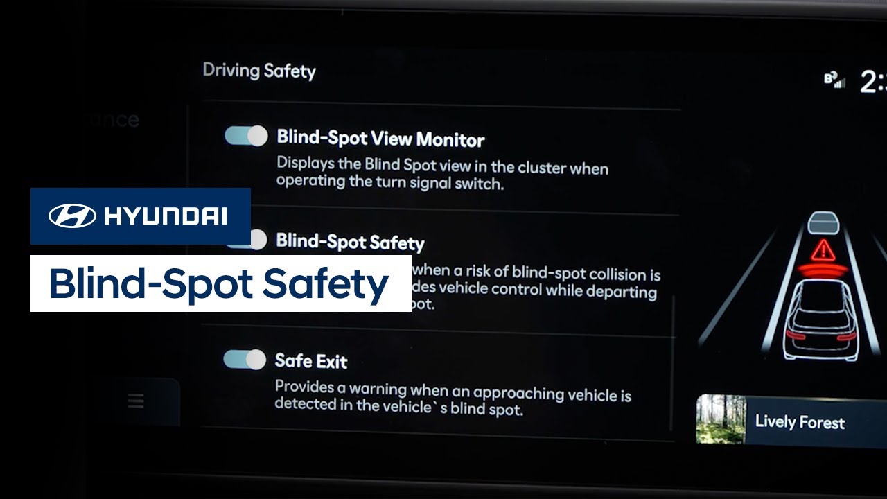 Blind Spot Safety Hyundai Hyundai How Tos