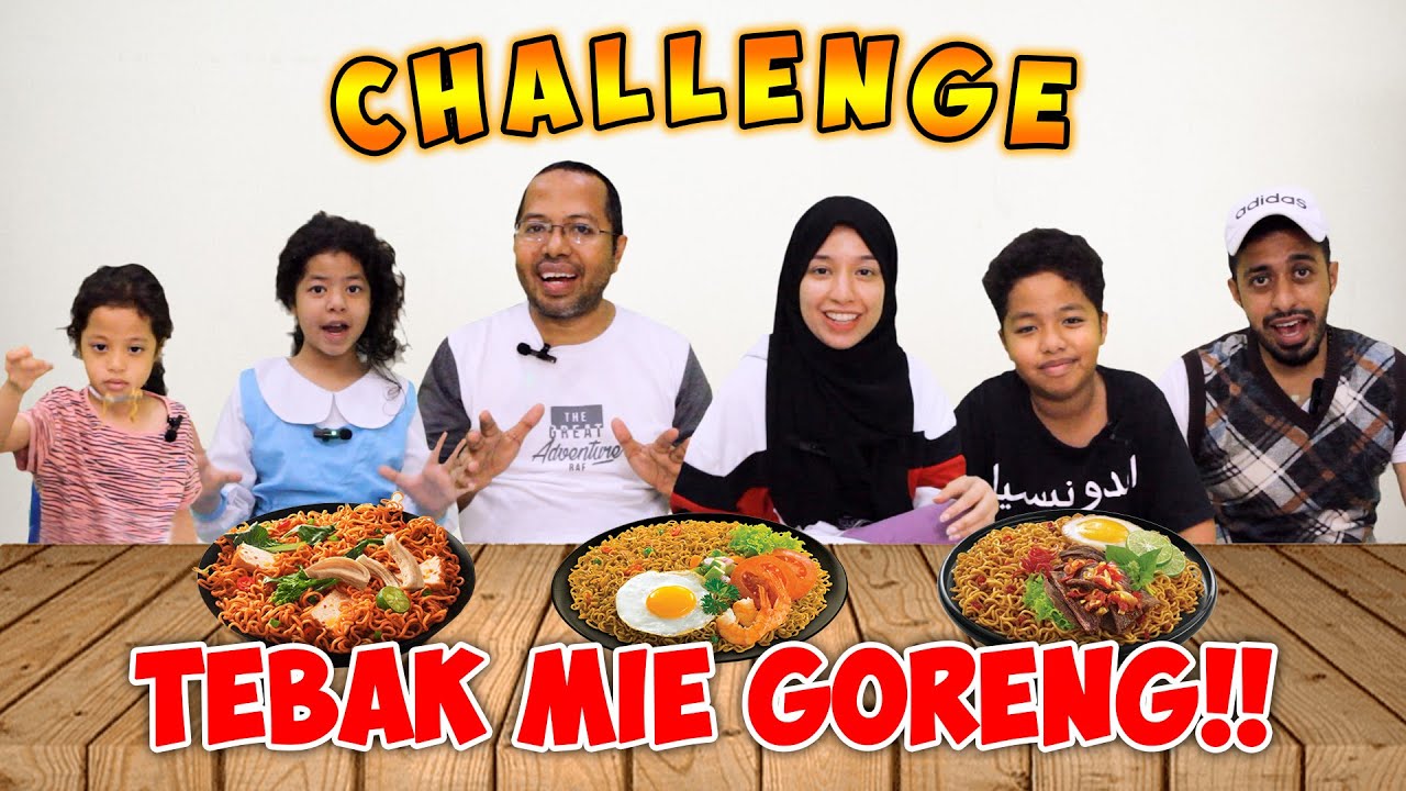 Challenge Tebak Mie Goreng Youtube