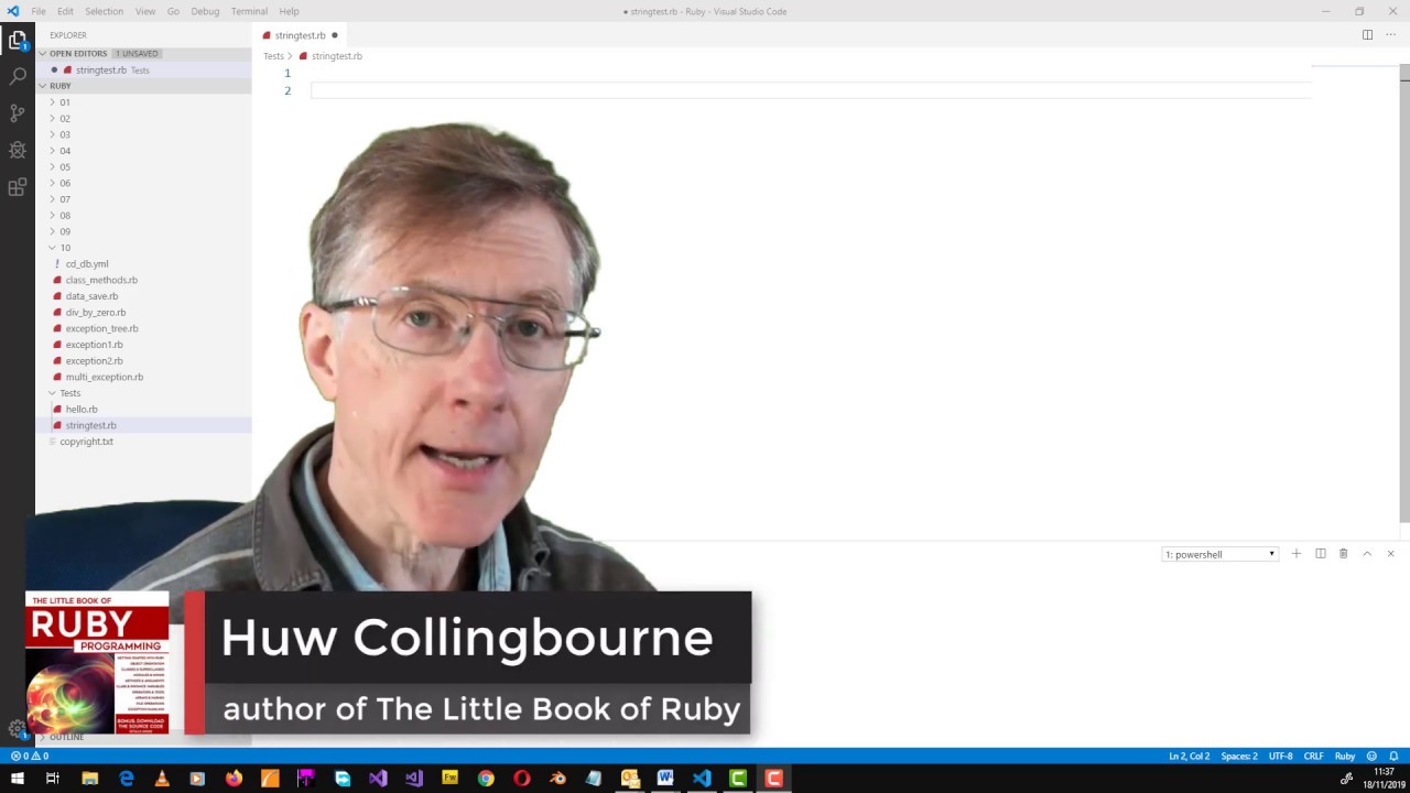 Variables In Ruby Programming Youtube