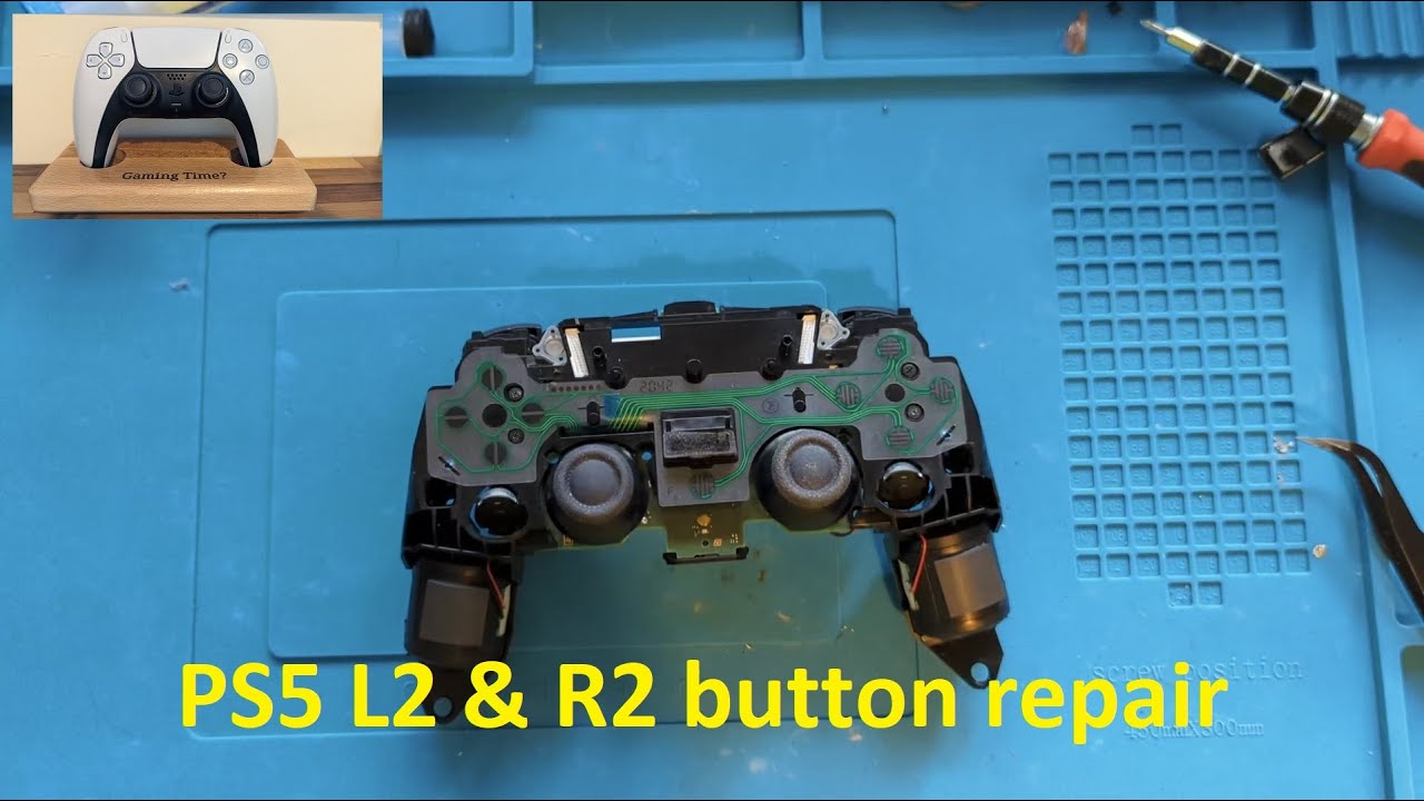 Opening A Ps5 Controller And Repairing The L2 And R2 Buttons Youtube