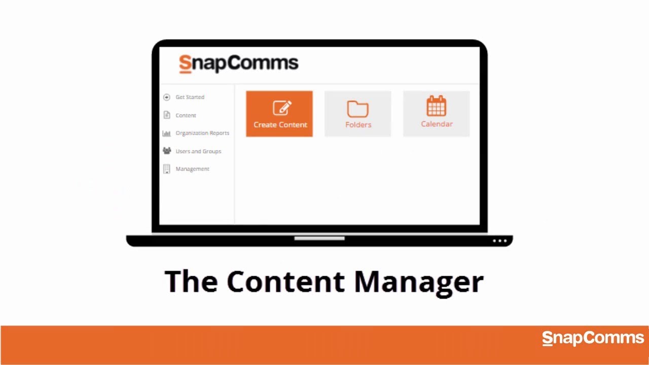 Getting Started In The Snapcomms Content Manager 1 Youtube