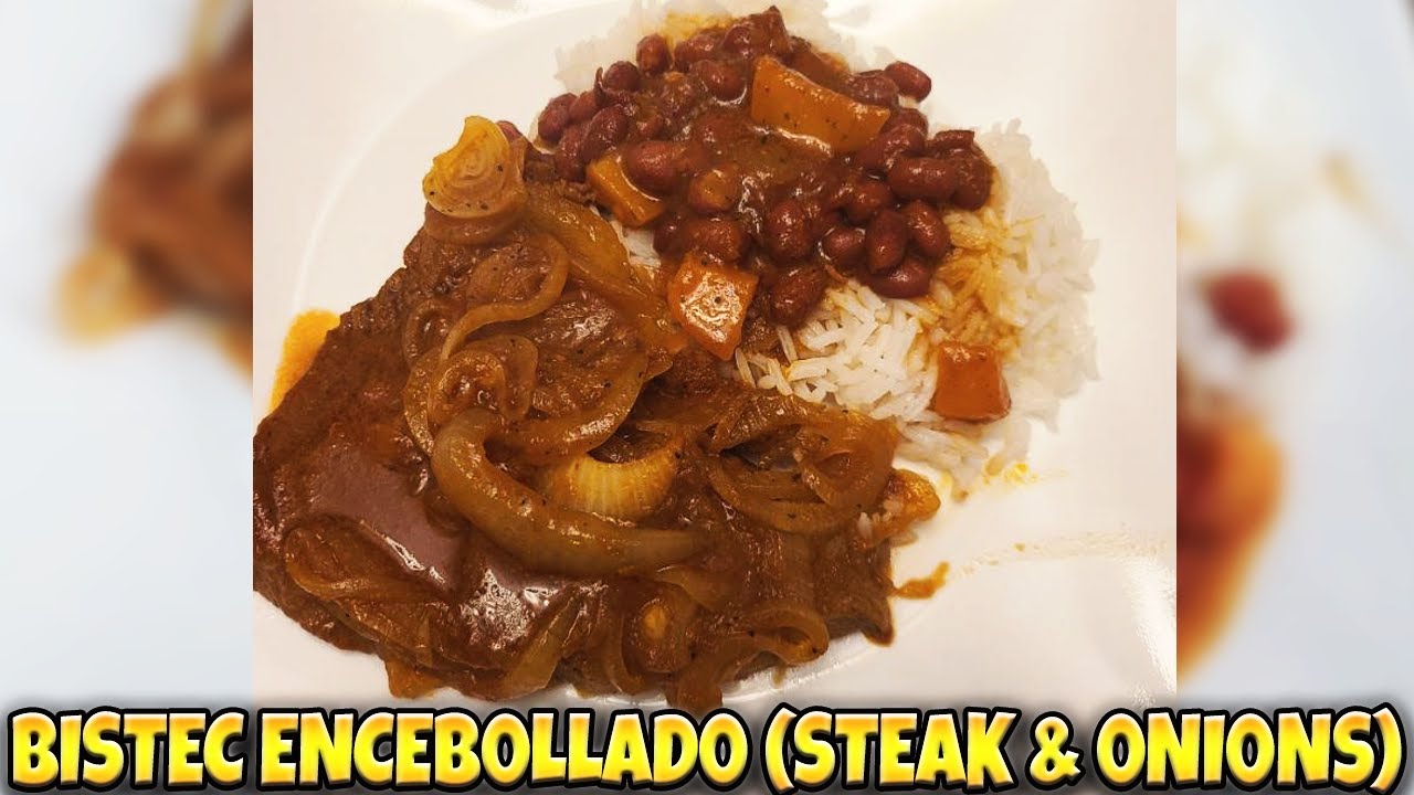 How To Make Steak And Onions Bistec Encebollado Puerto Rican Recipe