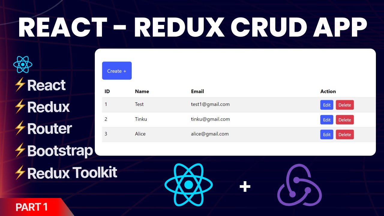 Build A Crud App With React Js And Redux Toolkit For Beginners React