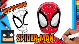 How To Draw Spider Man Step By Step Art Lesson For Beginners Videos