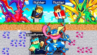 Fusion Pokemon Pixelmon Manhunt In Minecraft Speedrunner Vs Hunters ...