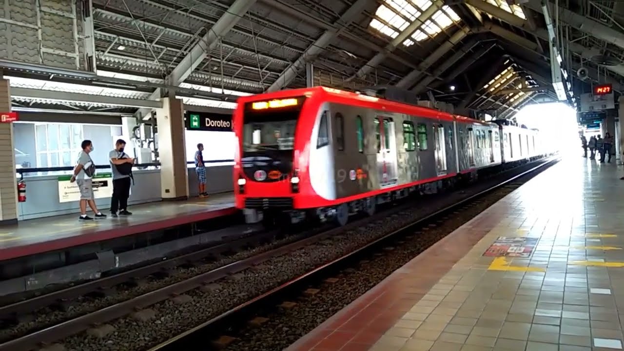 New Lrt 1 Lrmc 4th Generation 4g Set 1 Trial Run Passing Doroteo Jose