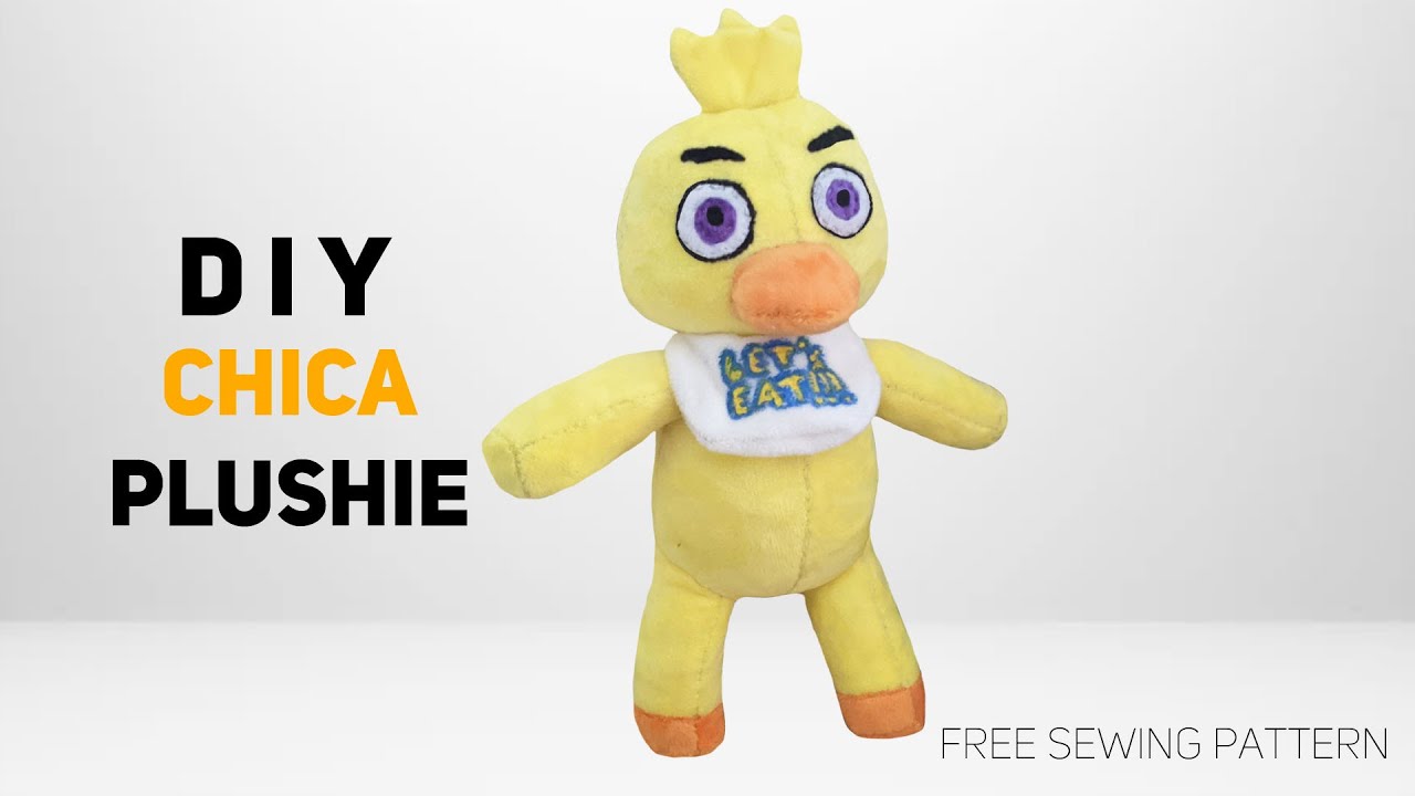 How To Make A Fnaf Chica Plushie Free Pattern Youtube