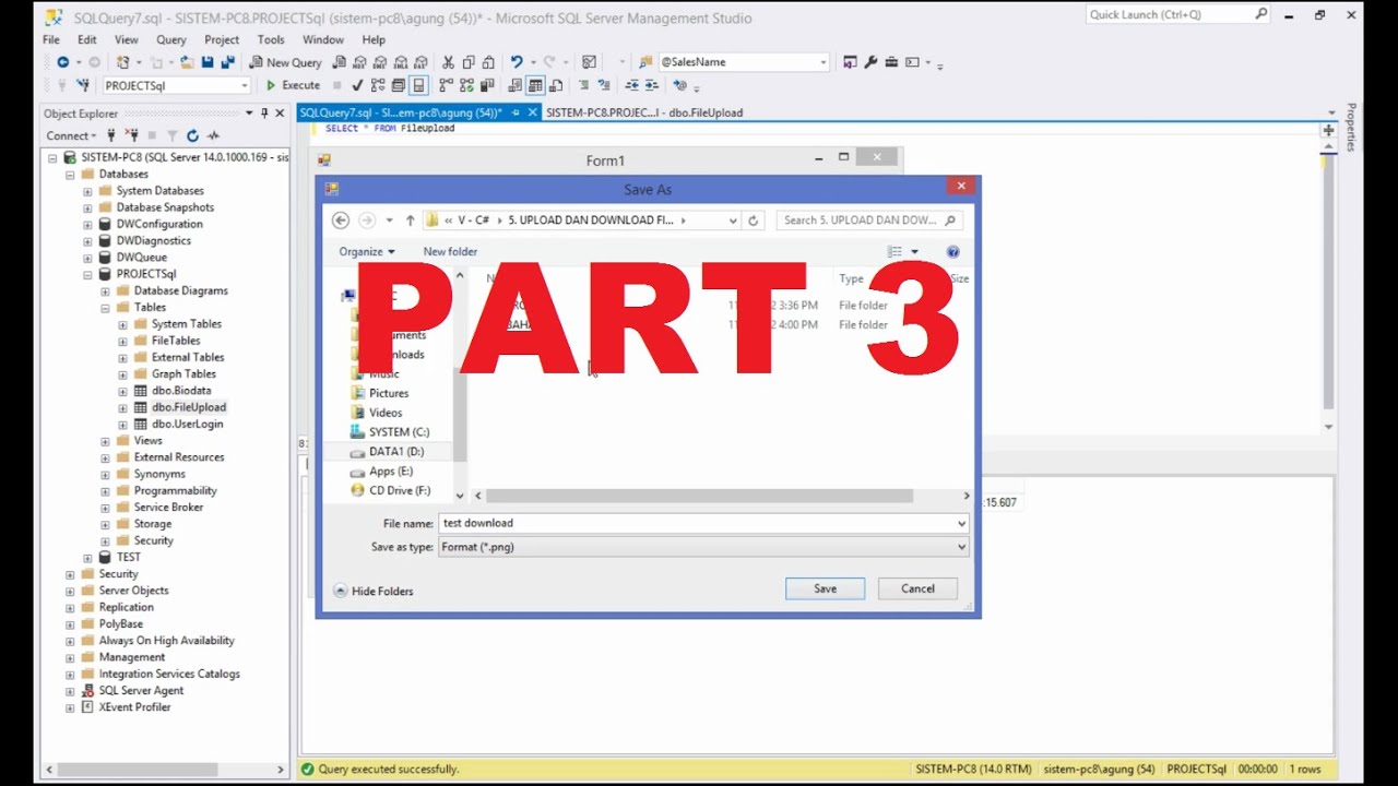 5 3 Tutorial Winform C Upload Dan Download File Dengan Database Sql