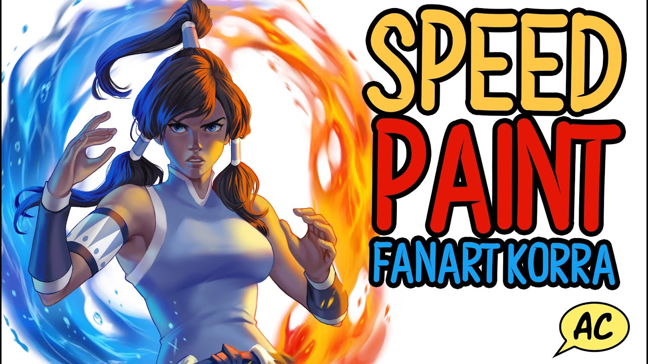Speedpaint Fanart Korra Photoshop Youtube