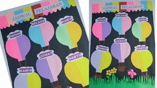 Cara Membuat Jadwal Pelajaran Kelas Kreatif Jadwal Piket Dekorasi Kelas