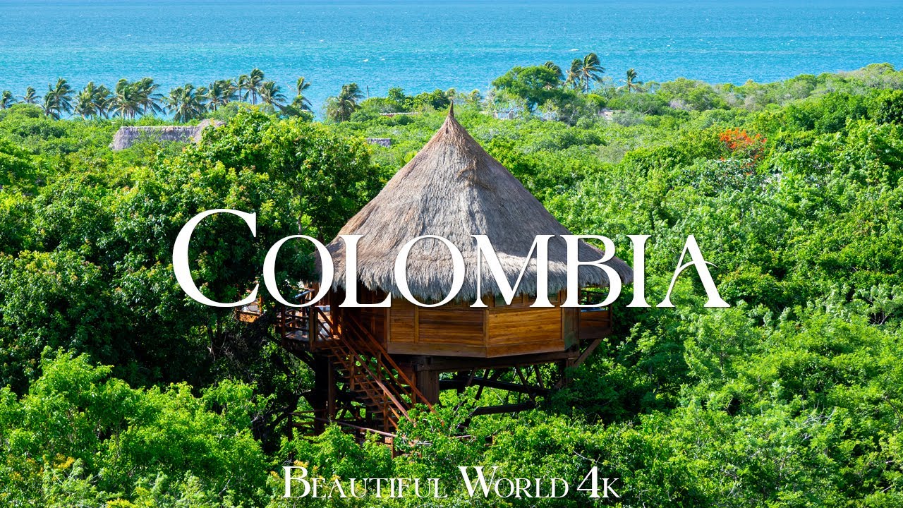 Colombia 4k Drone Nature Film Calming Piano Music Natural Landscape