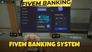 Esx Banking Fivem Fivem Scripting Fivem Shop Gta V Fivem Esx Scripts
