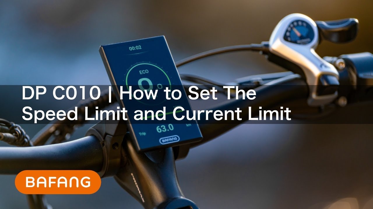 Dp C010 How To Set The Speed Limit And Current Limit Youtube