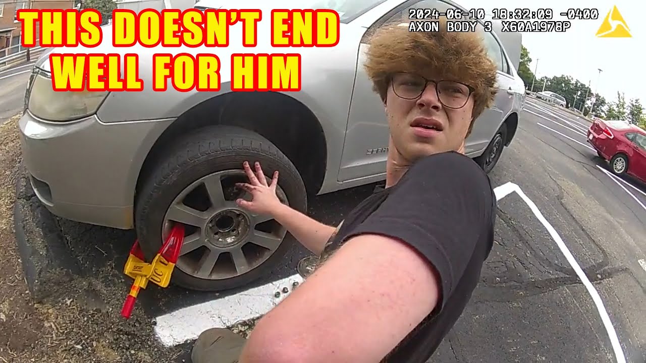 20 Year Old Student Charged With Theft After Caught Removing Tire With