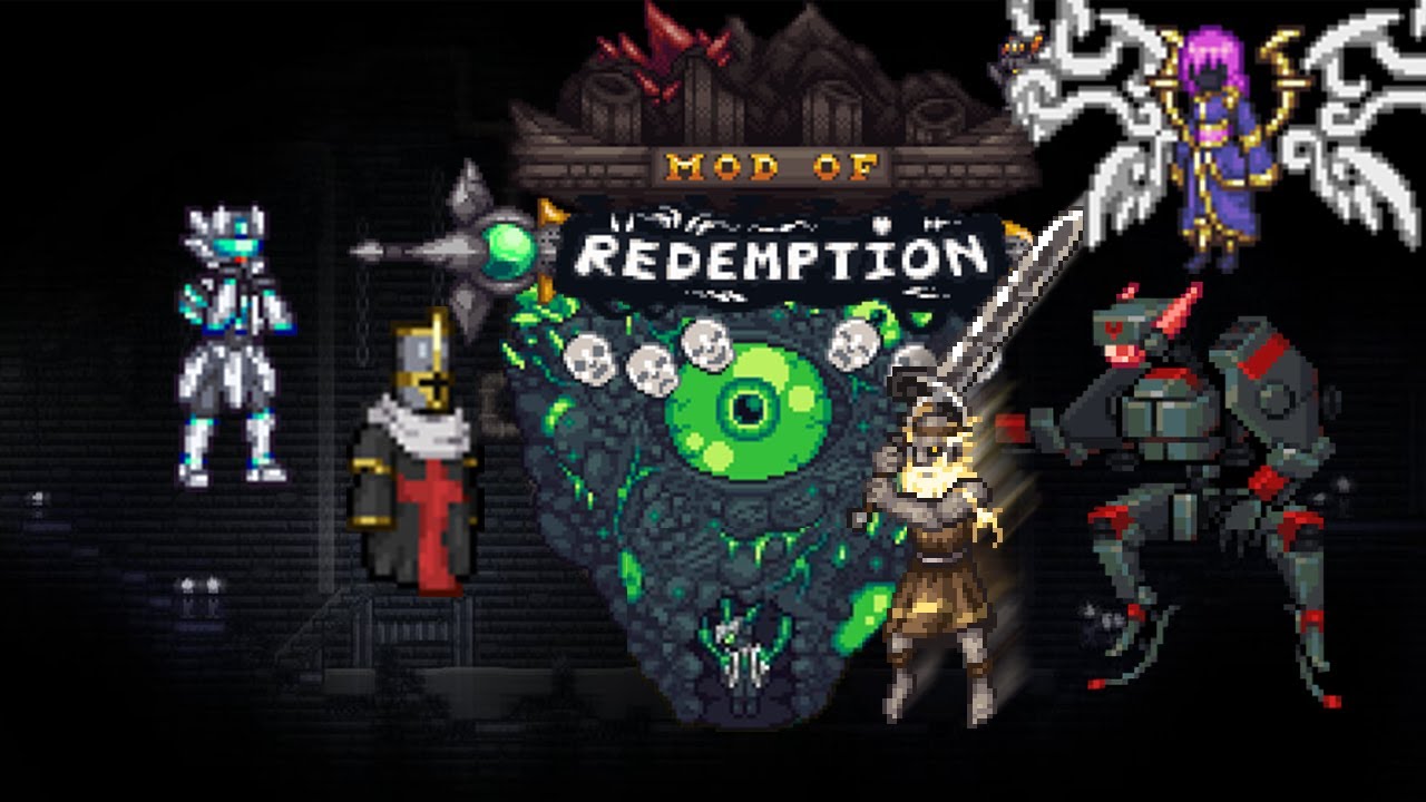 Terraria Mod Of Redemption 1 4 All Bosses Youtube