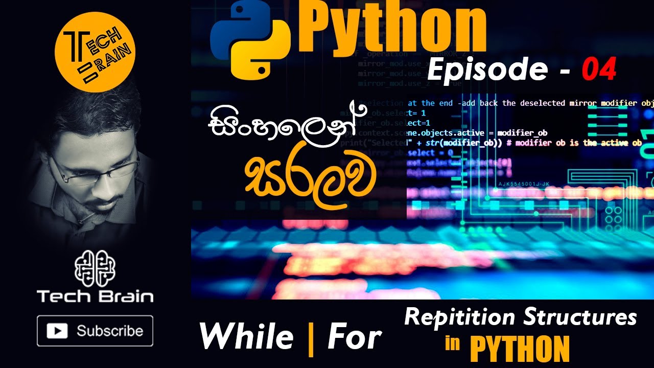 Python Programming In Sinhala Ep04 Youtube
