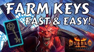 Easy Key Farming Ubers Hellfire Torch Diablo 2 Resurrected Darmonkey ...