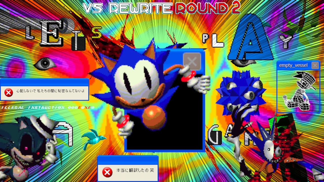 Rewrite Sonic Hacked My Desktop Vs Rewrite Sonic Round 2 Update