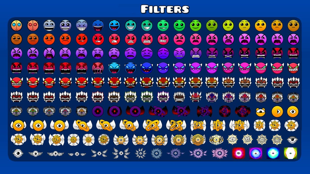 If Geometry Dash Had 200 Difficulties Youtube