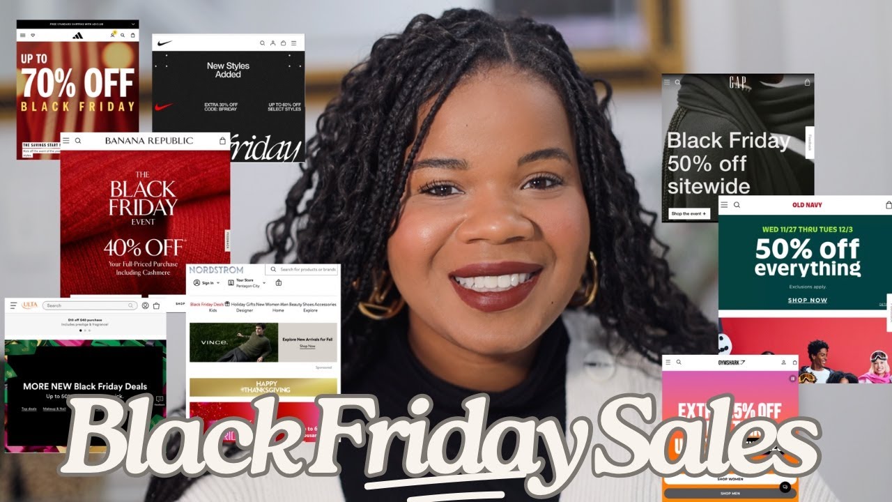 The Best Black Friday Cyber Monday Sales Sales Shopping Tips Youtube