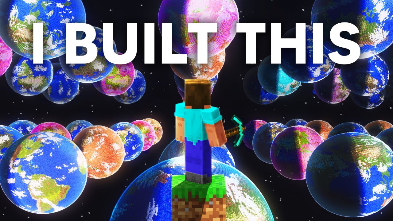 How I Built Infinite Universes In Minecraft Youtube