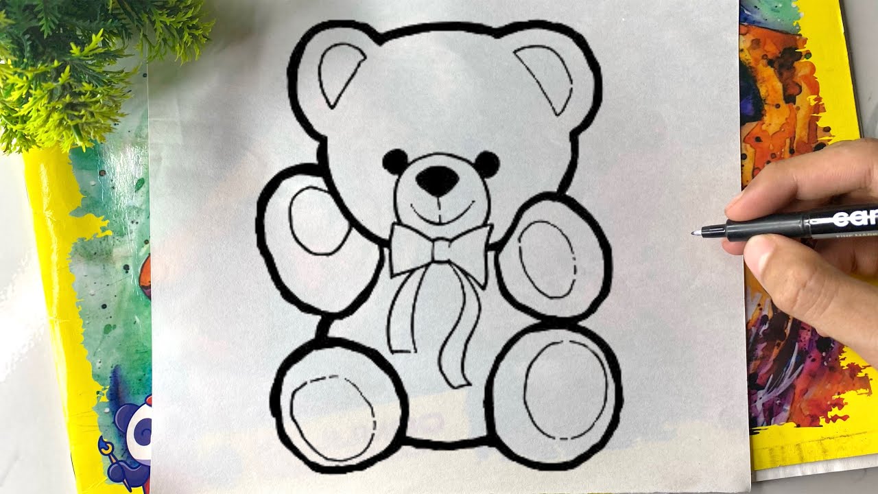 Teddy Bear Picture Drawing Easy Infoupdate Org