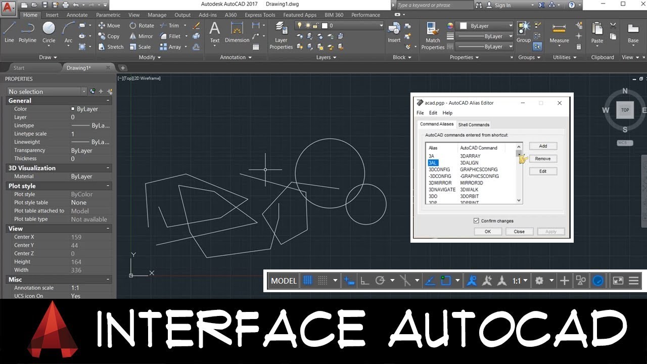 Tutorial Autocad 01 Interface Bahasa Indonesia Youtube