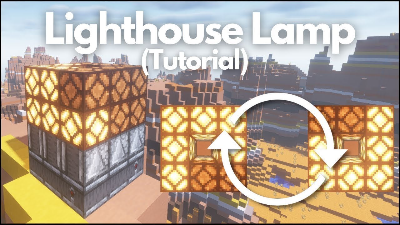 Minecraft Rotating Lights Tutorial Youtube